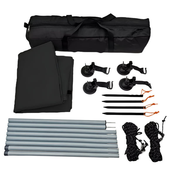 Car Side Awning Black Coating Tarp - PetsForHomes Shop Australia – PFH Shop