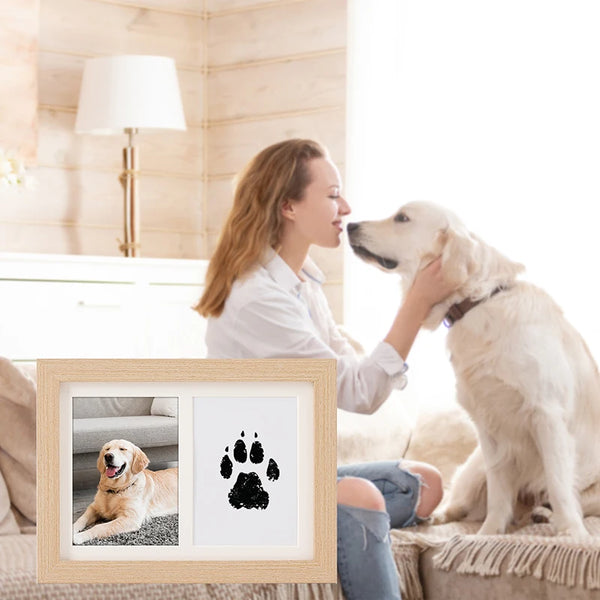 Pet Wooden Pawprint Photo Frame - PetsForHomes Shop Australia – PFH Shop